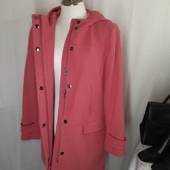 Talbots | Jackets & Coats | Talbots Hooded Long Wool Coat | Poshmark